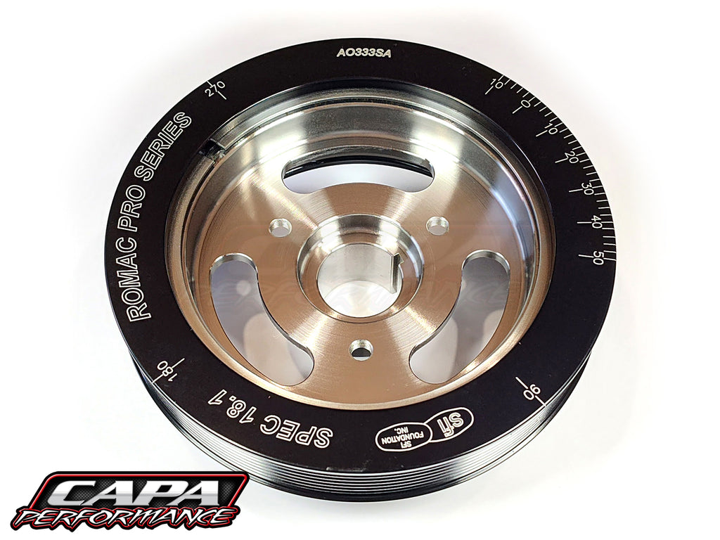 VE-VF LS 8-Rib Romac Balancer, 10% Overdrive (209mm)